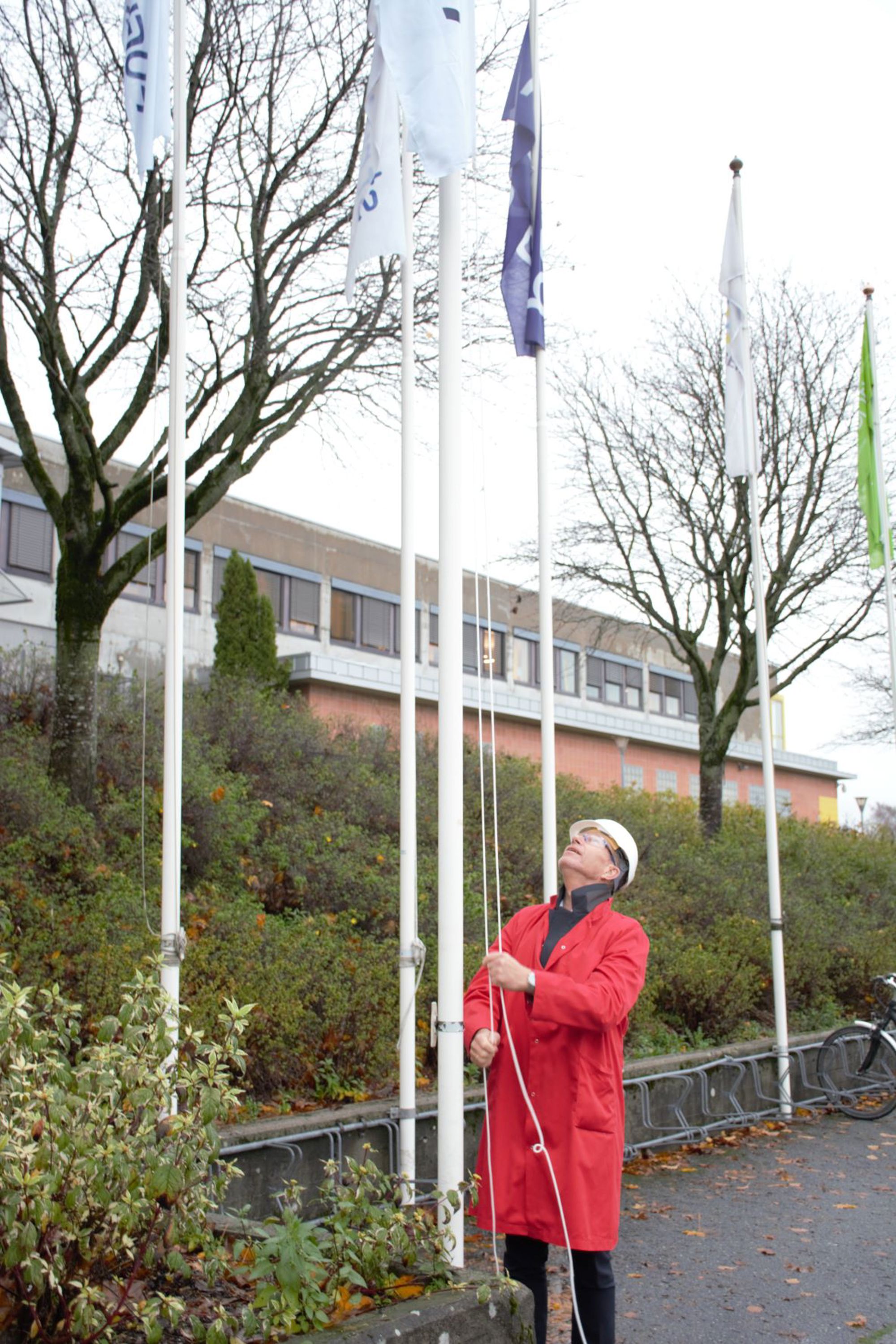 Eyde-cluster - - Today we raise the flag for Vianode